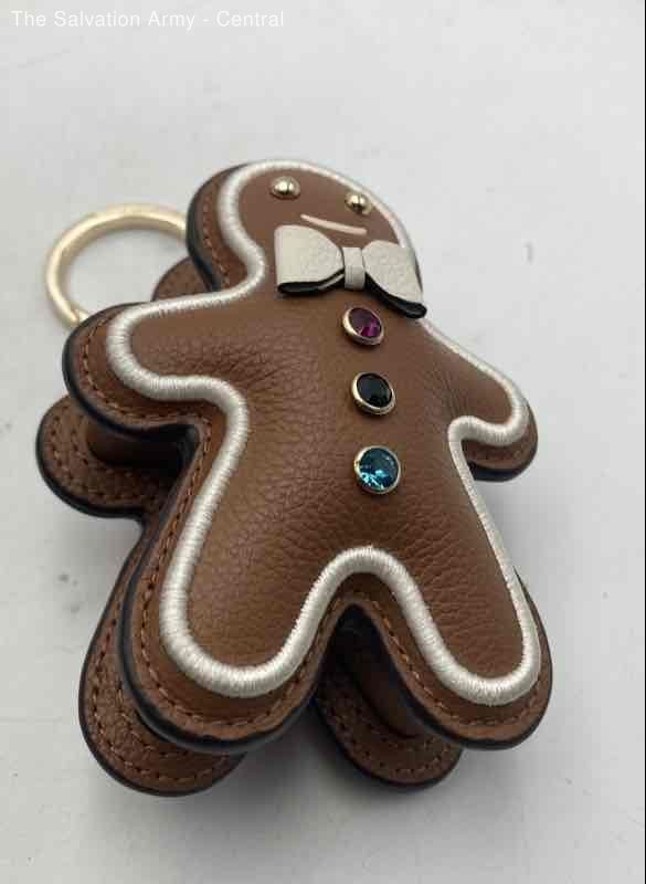 Kate Spade New York Womens Brown White Gingerbread House Top Handle Bag ...