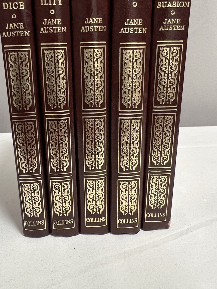 Jane Austen Collins Gift Classics Box Set Faux Leather 1974 Pride and Prejudice | eBay