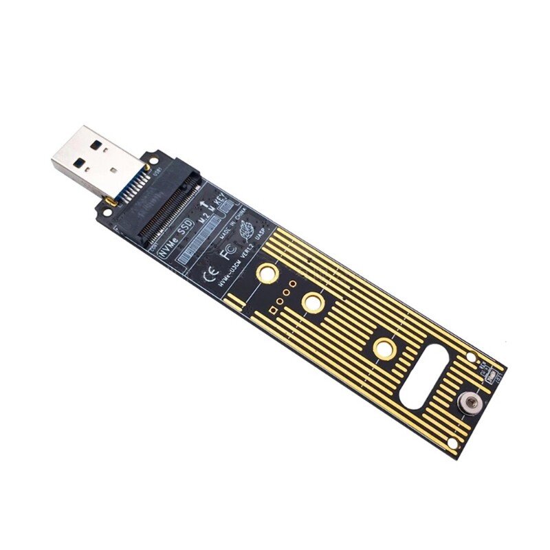 for M.2 NVME SSD to USB3 .1 Adapter Wireless Plug for Play No Cable ...