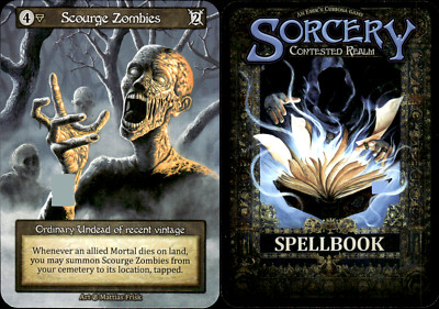 Scourge Zombies - Ordinary Earth Sorcery Contested Realm 2023 SCR | eBay