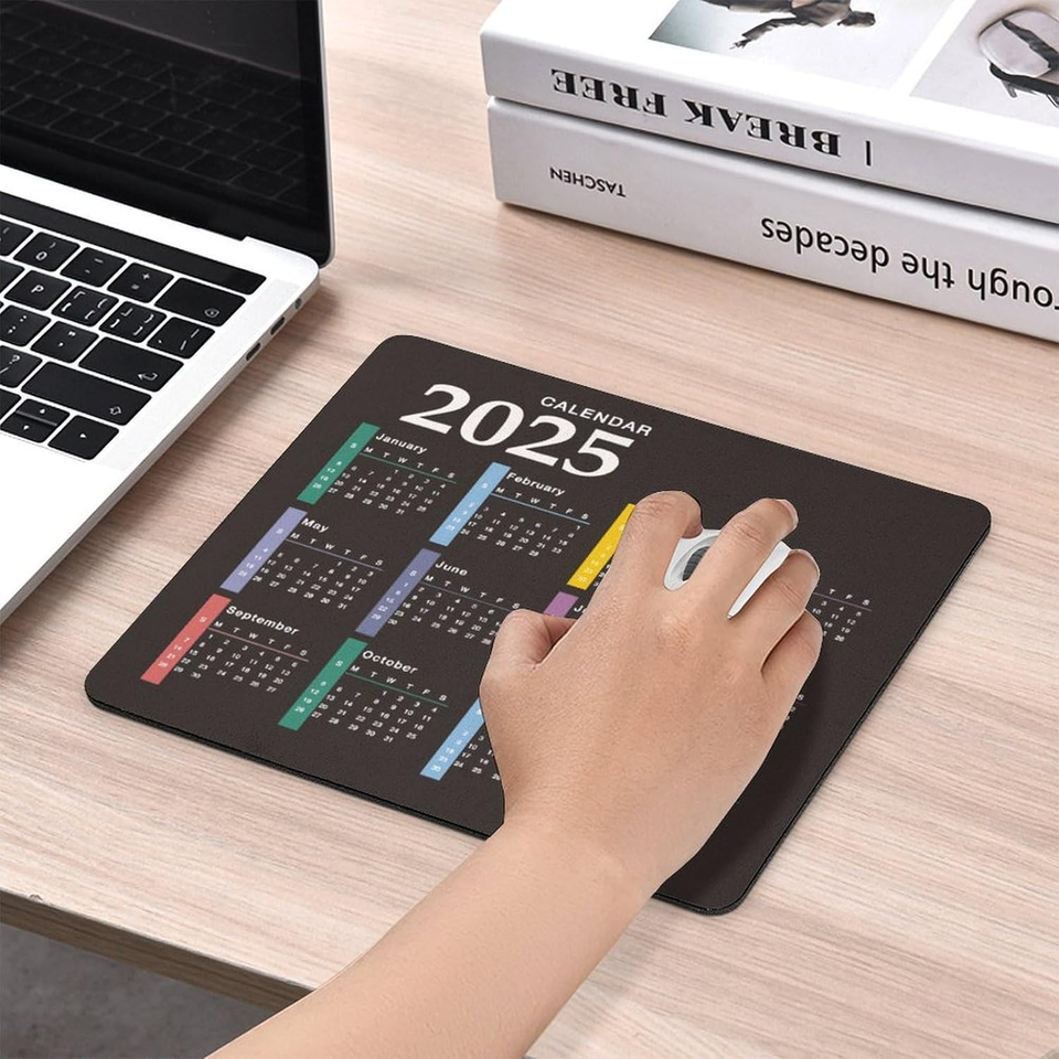2025 Mouse Pad Calendar,Computer Mouse Pads Calendars Non-Slip Rubber ...