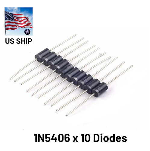 1N5406 IN5406 (10 pcs) 3A 600V Rectifier Diode - USA Ship | eBay