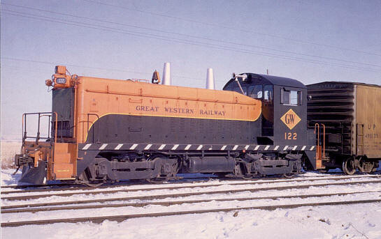 Great Western SW9 Switcher Locomotive Railroad Train Postcard (B38) | eBay