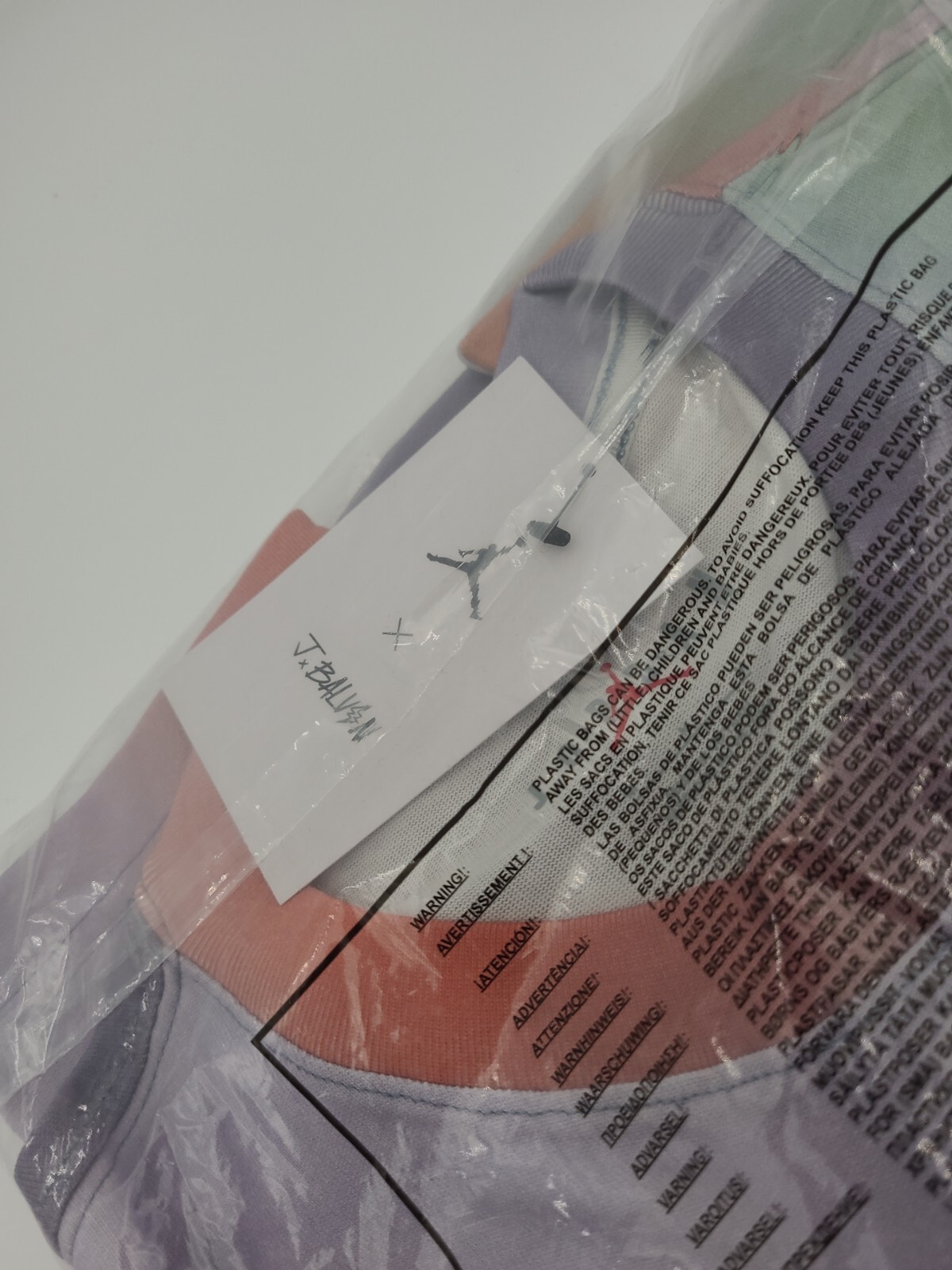 Jordan x J Balvin T Shirt - Size S -Pink Glaze (FJ6141-630) Medellin ...