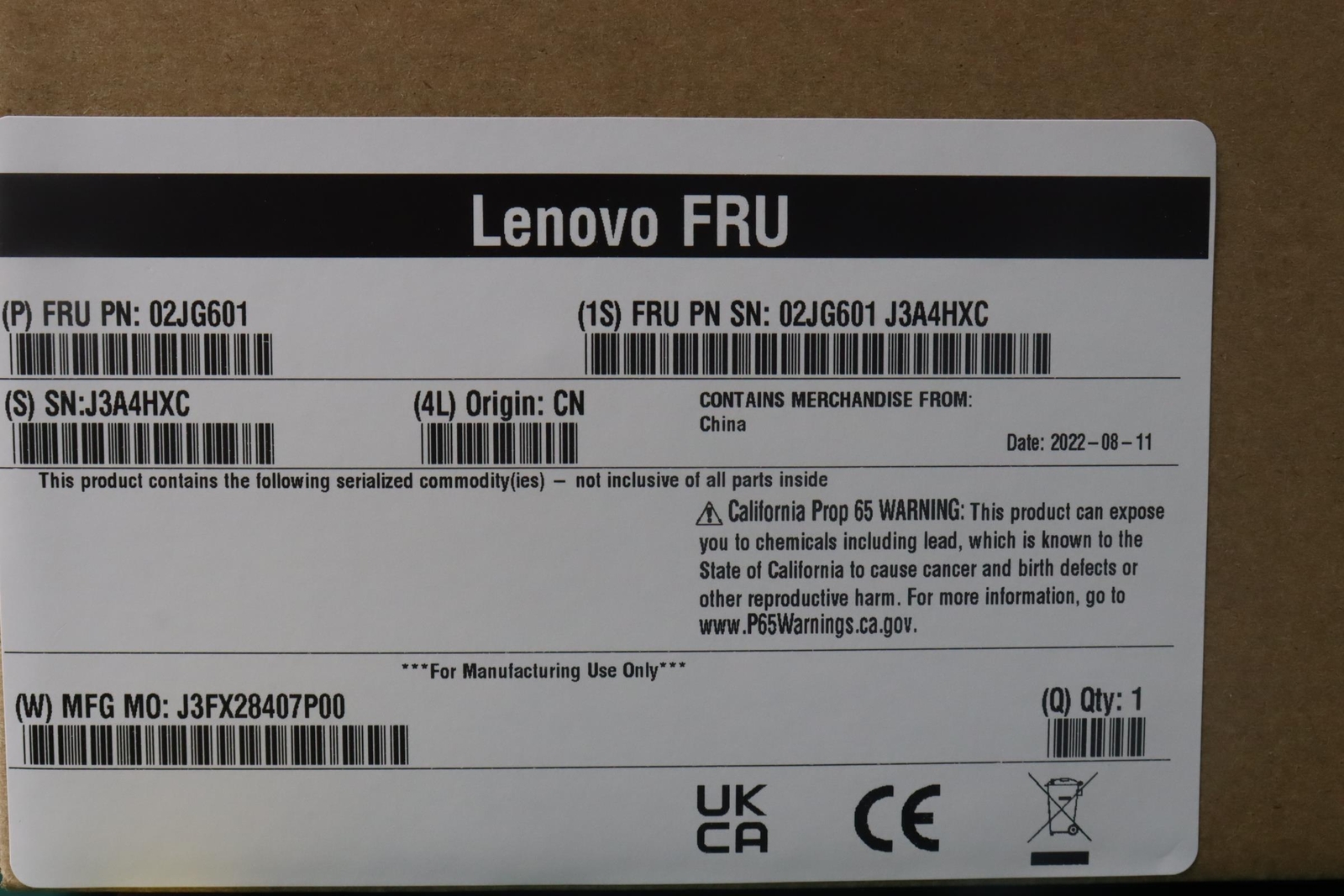 02JG601 4XB7A17144 Lenovo ThinkSystem 6.4TB 3.5 NVME PCIE Solid State ...