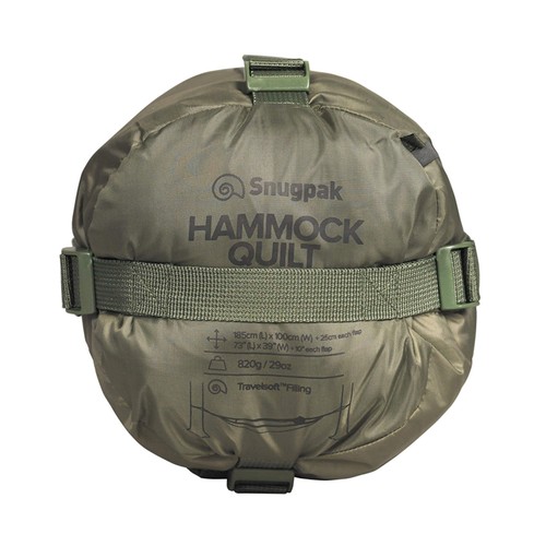 Snugpak Hammock Quilt, Insulated Thermal Top Cover for Outdoor Camping ...