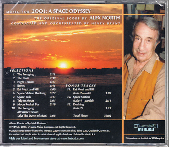 Alex North: Music for 2001: A Space Odyssey: The Original Score ...