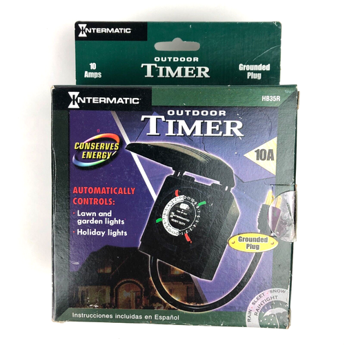 NIB? Intermatic 24 Hour Automatic Outdoor Timer 10A 1200W-120V Grounded ...
