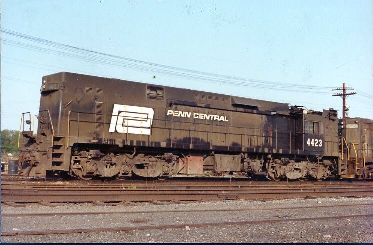 PC penn central E-4 4423 original railroad photo | eBay