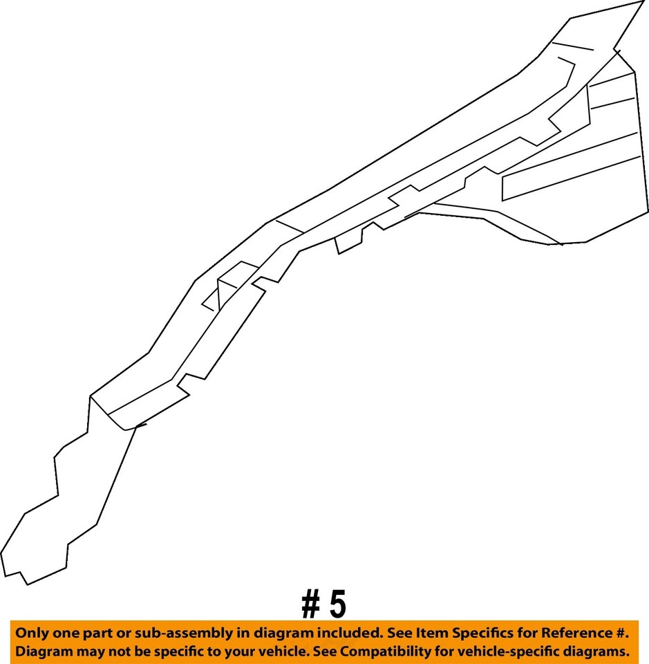 GM OEM 13-16 Malibu Limited Structural Components Rails-Upper Rail ...