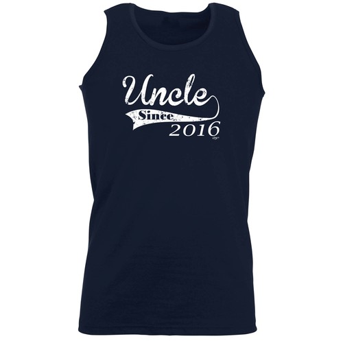 Uncle Since 2016 Funny Gift Novelty Tank Top Vest Singlet Gifts | eBay