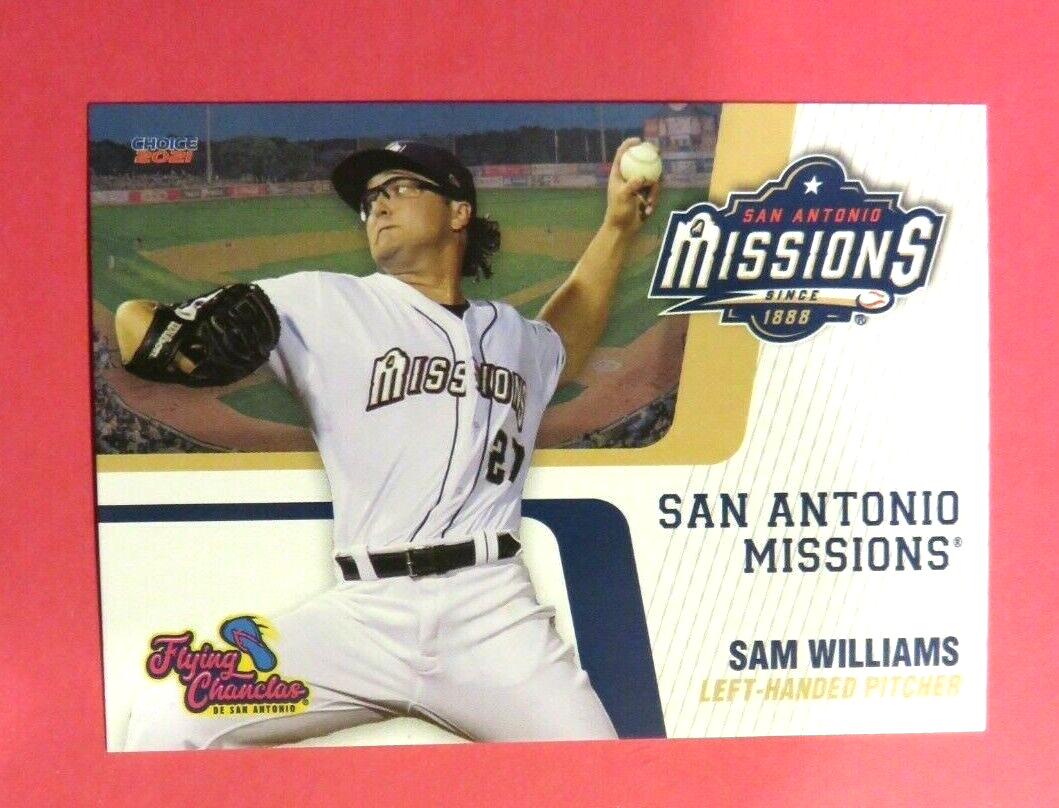 2021 Choice, San Antonio Missions - SAM WILLIAMS | eBay