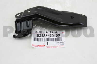 5218560100 Genuine Toyota BRACKET, REAR BUMPER SIDE MOUNTING, RH/LH ...