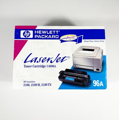 GENUINE AUTHENTIC HEWLETT PACKARD LaserJet Toner Cartridge C4096A - NEW ...