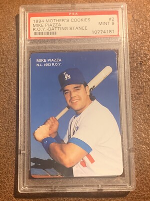 1994 mike piazza mothers cookies #2 graded 9.0 | eBay