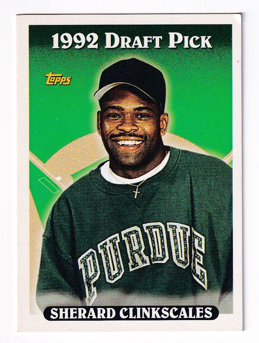 Sherard Clinkscales 1993 Topps ML Baseball Trading Draft Pick Card ...