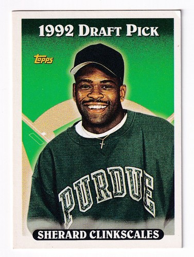 Sherard Clinkscales 1993 Topps ML Baseball Trading Draft Pick Card ...