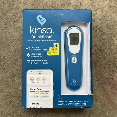Kinsa Quickscan Bluetooth Thermometer Instant Free Shipping NEW | eBay