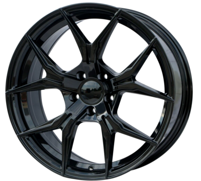 19" STAGGERED Gloss Black M3 M4 CS Rims Wheels BMW 325 328 330 430 528 ...