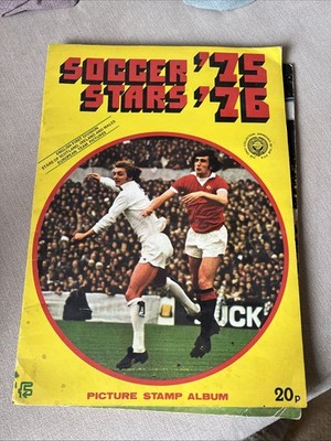 Soccer Stars 75/76 Football Picture Stamp Album Part Set | eBay UK