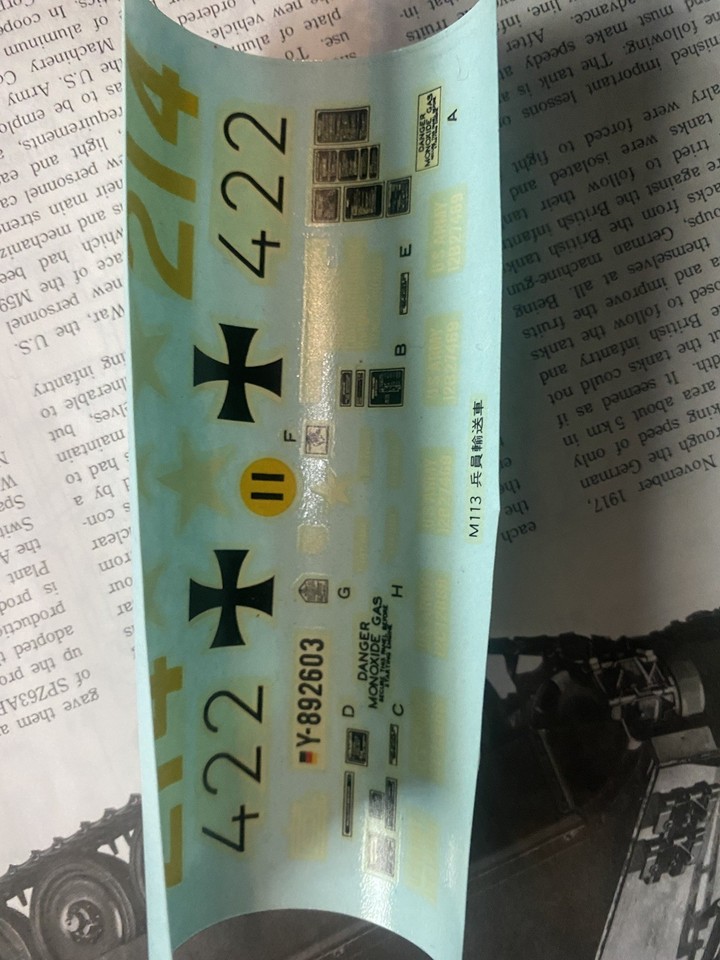 1.35 TAMIYA US ARMY & MANY OTHERS. M113 APC. USED IN VIETNAM, GULF WARS ...