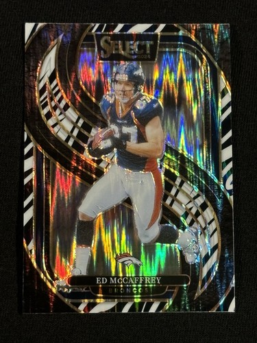 2024 Panini Select - Premier Level Ed McCaffrey #154 Zebra Shock Prizm ...