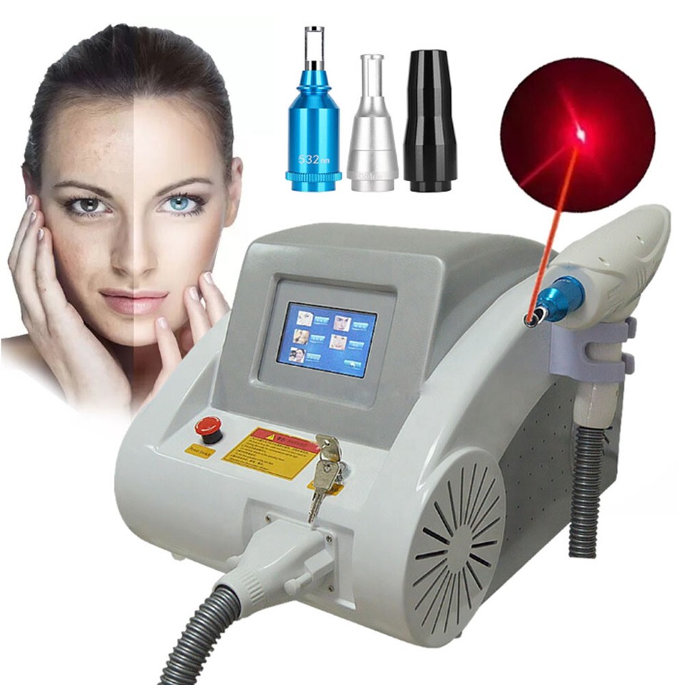 Portable Q Switched Nd Yag Laser Tattoo Removal Machine Skin ...