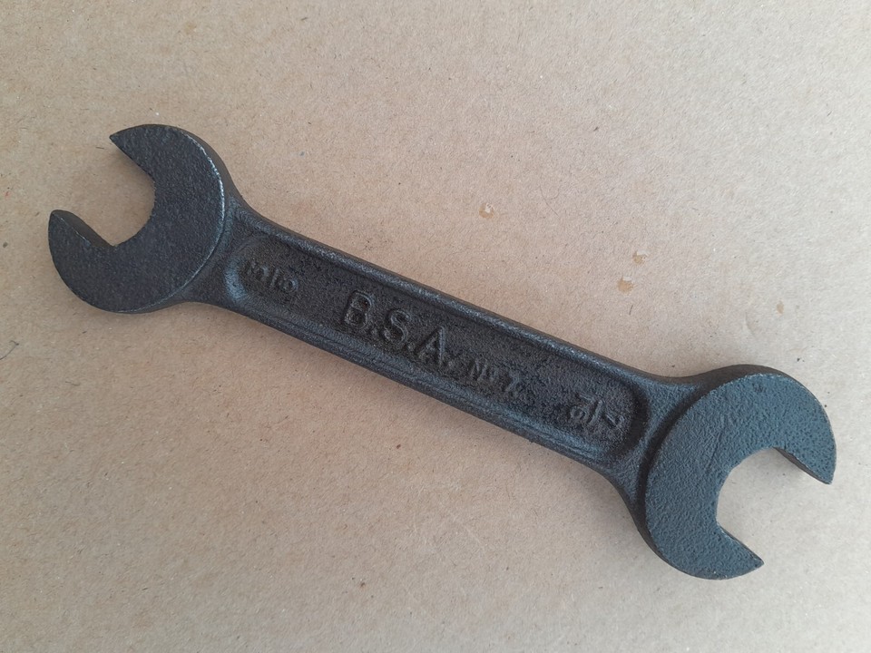 VINTAGE BSA MOTORCYCLE SPANNER.. L@@K ! | eBay UK