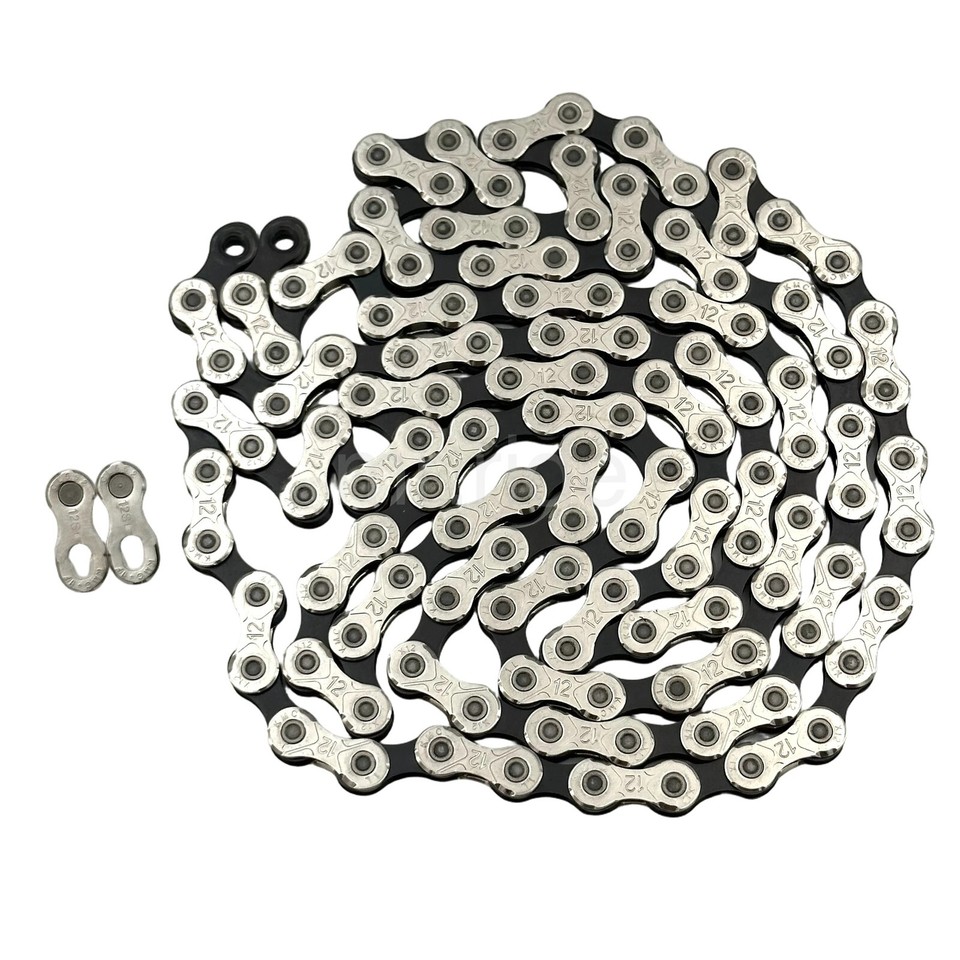 KMC X12 Bike Chains 12-Speed 124L 1/2"x11/128" Silver for Shimano/Sram ...