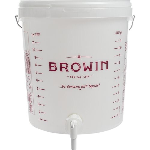 Fermentation Bucket 15L Litre Container with Tap and Lid for Beer Wine ...