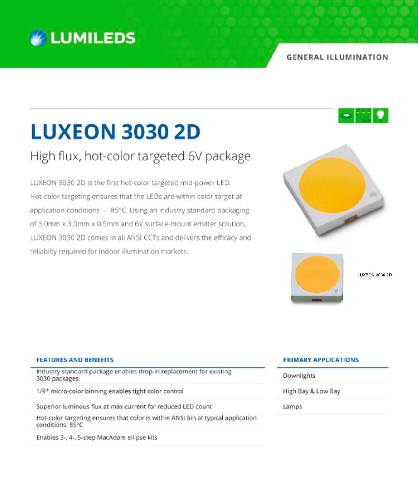 LED 80W H11 Yellow 3000K Two Bulbs Fog Light Replace Lamp Plug Play ...