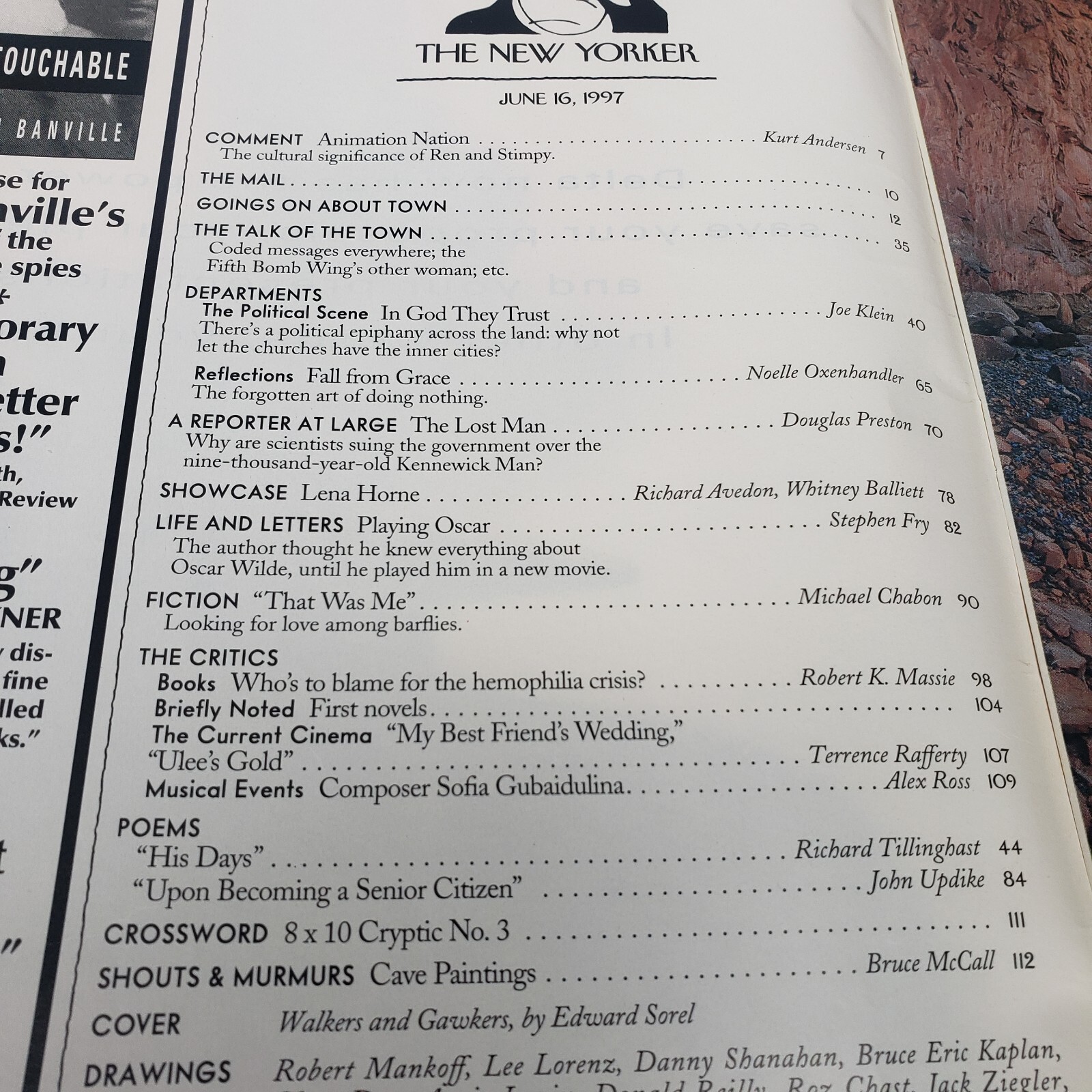 The New Yorker Full Magazine June 16 1997 Walkers, Gawkers by Edward ...