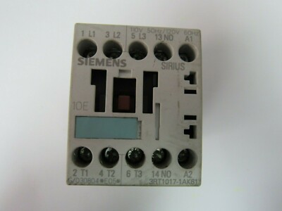 SIEMENS 3RT1017-1AK61 CONTACTOR | eBay