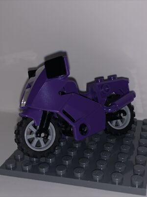 LEGO - Minifig Motorcycle, Complete Assembly with Black Chassis ...
