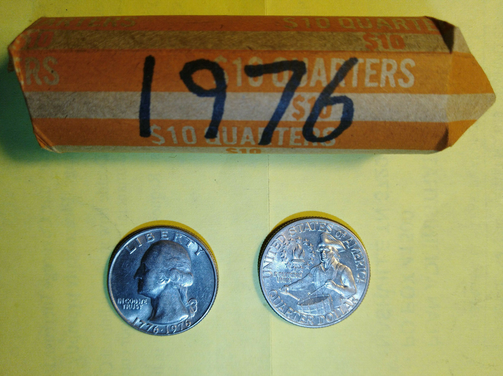 Bicentennial Washington Quarters Roll - 40 Coins | eBay