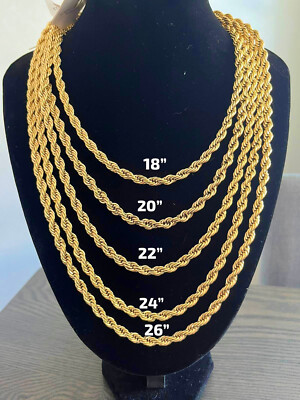 Cadena 6MM Rope Chain oro | eBay