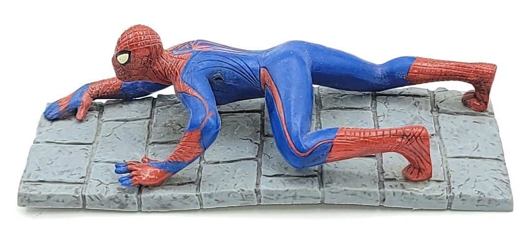 2011 Marvel SwimWays Spider-Man Climbing Wall 6" Rubber Pool Diving ...