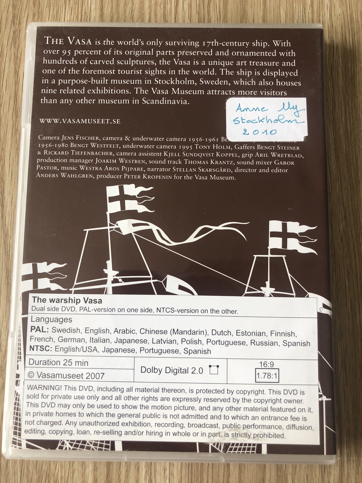 FILM THE WARSHIP VASA VASA MUSEUM DVD PAL NTSC FRANÇAIS ANGLAIS RARE | eBay