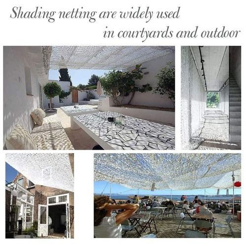 White Mesh Military Camouflage Nets Garden Outdoor Hide Sun Shelter ...