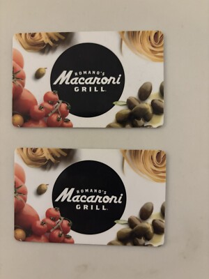 Macaroni Grill Gift Card $100 (two $50) | eBay
