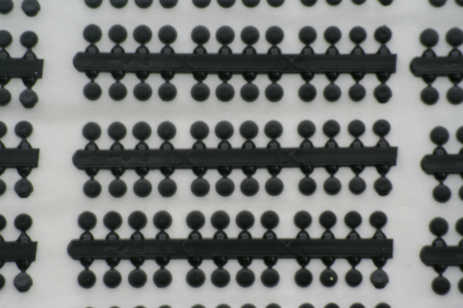 Round Black Plastic Dial Markers Available In Three Sizes 6mm, 8mm and ...