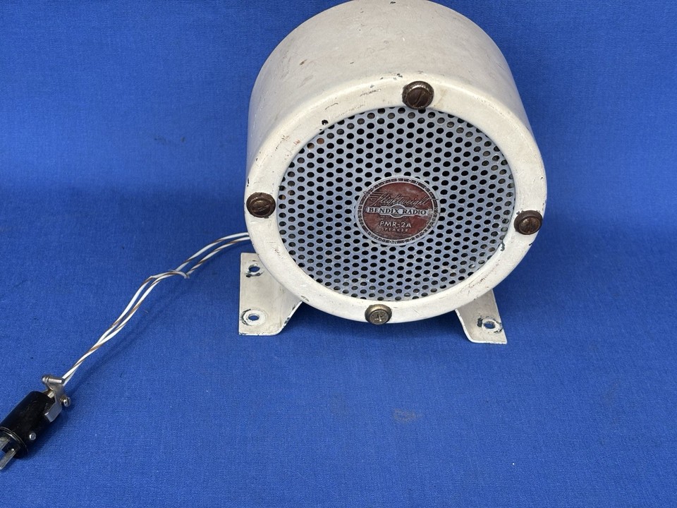 Vintage 1940s Bendix Aviation Corp Radio PMR-2A Speaker FlightWeight ...
