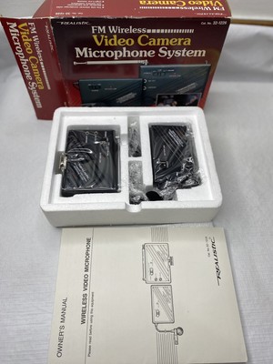 Radio Shack Realistic 32-1226 FM Wireless Video Camera Microphone ...