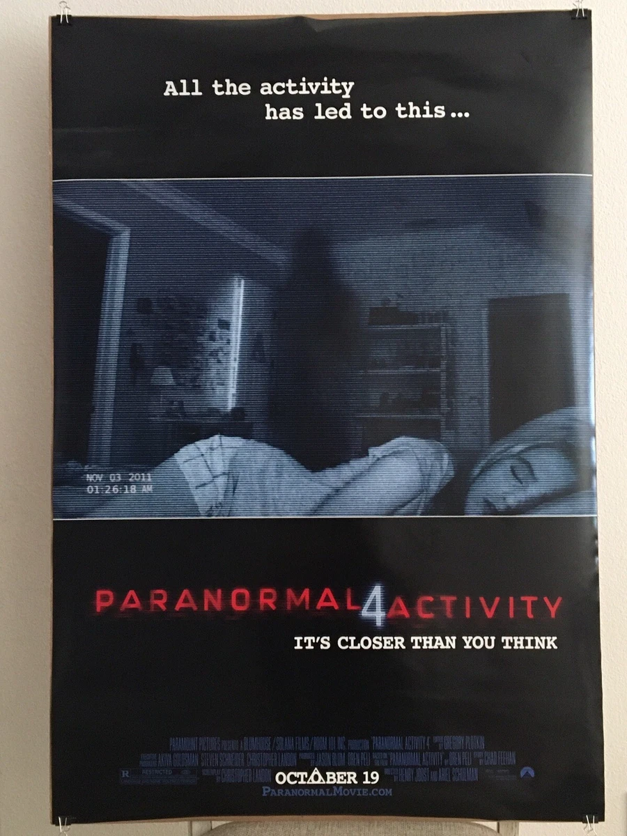 Paranormal Activity 4 Theatrical Poster
