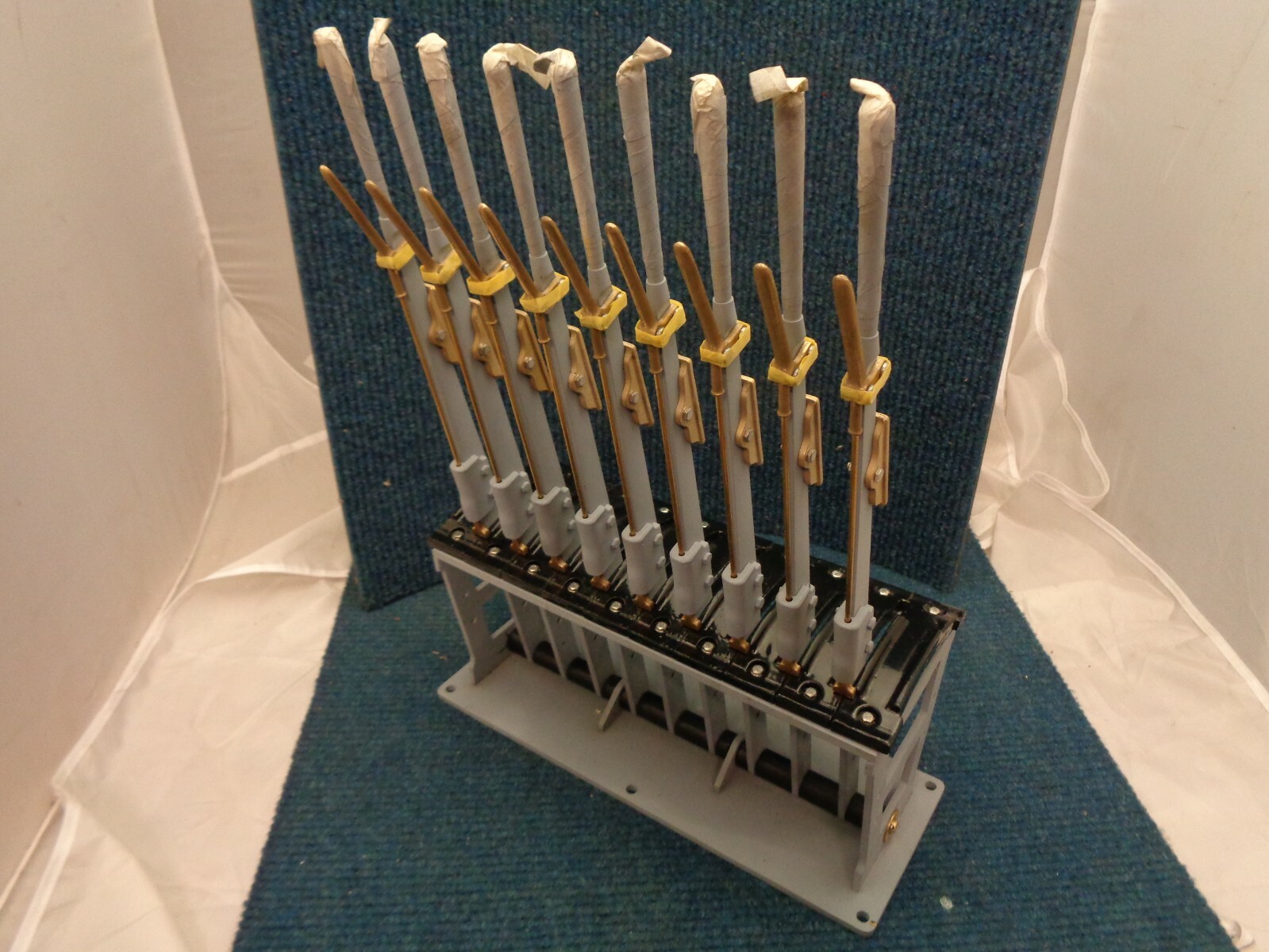 9 Lever GWR 1/4 Scale Ground Frame for Miniature Railway 0G, 1, 2 1/2 ...