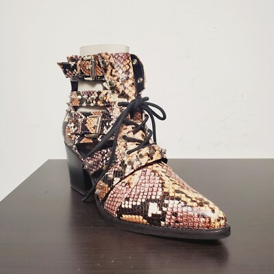 Women's Sam Edelman Elana Boot in Snake Pink, Size 8 M - NEW | eBay