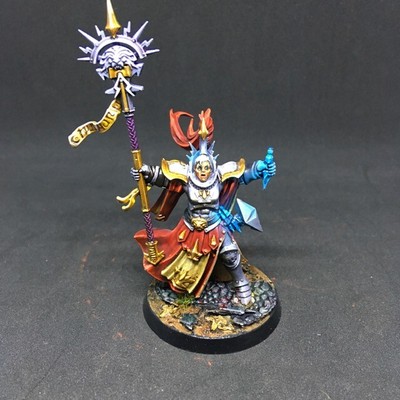 KNIGHT INCANTOR STORMCAST ETERNALS AGE OF SIGMAR PAINTED | eBay Australia