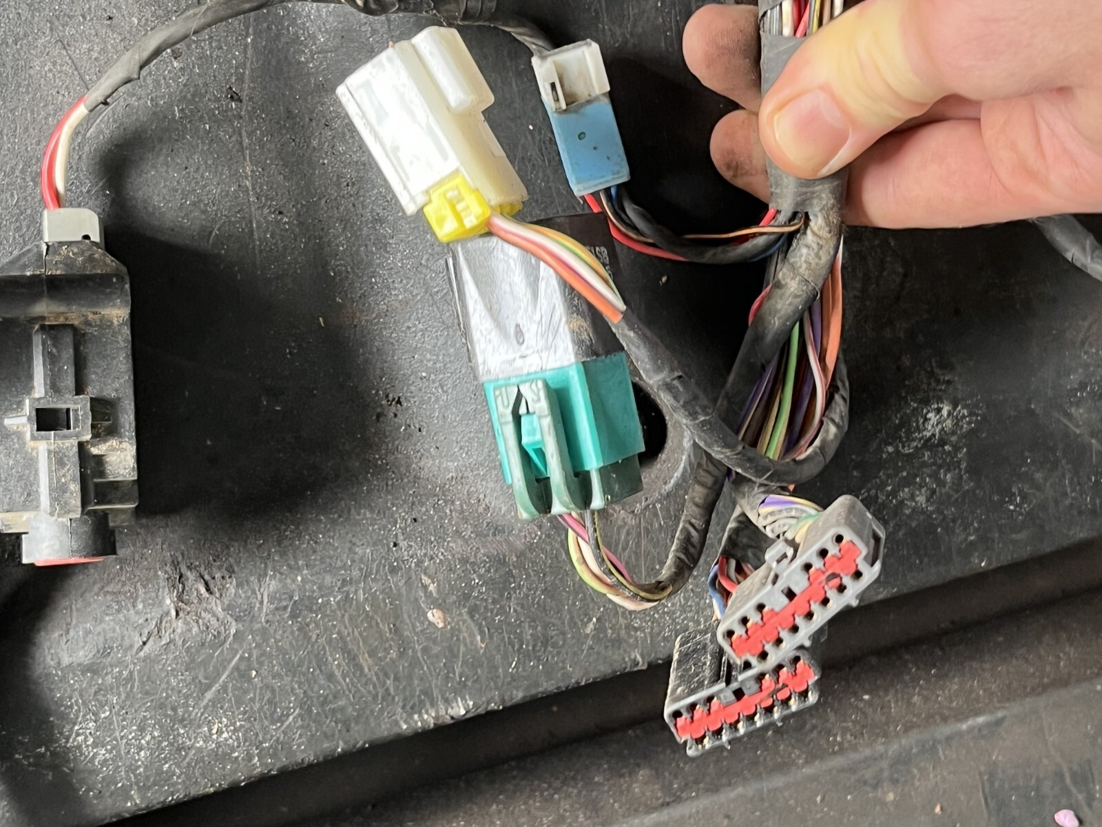 ASSORTED Ford Thunderbird Wiring Harness Plug Ends Pigtail Dash ECU ...