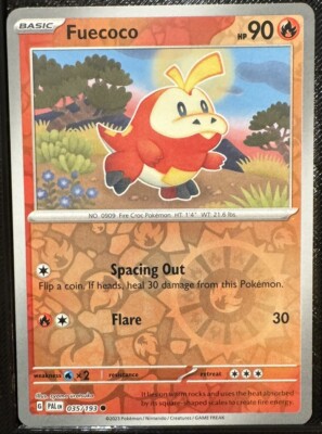 Fuecoco 35/193 - Reverse Holo - Paldea Evolved - Pokemon TCG Near Mint ...