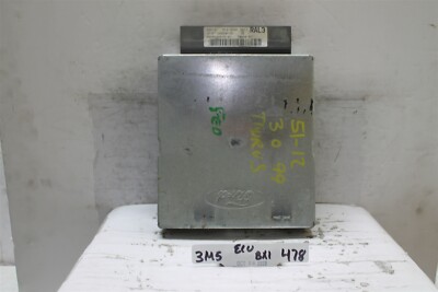 XF1F12A650HD Ford Taurus Sable 1999 3.0L Engine Control Unit ECU Module ...